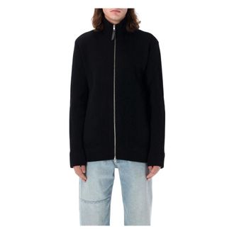 Maison Margiela Strick-Rei&szlig;verschluss-Strickjacke - - Sweatshirts & Hoodies - Herren - Schwarzk - M