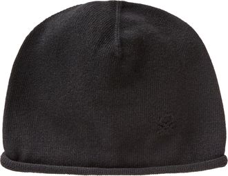 Benetton Damen Strickm&uuml;tze 1235da00y Beanie-M&uuml;tze, Schwarz, One Size