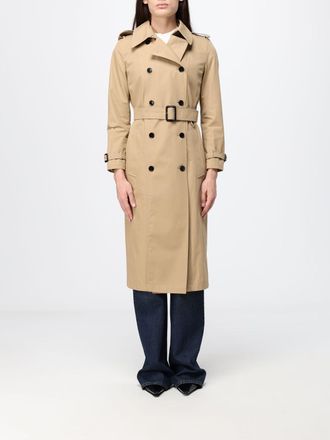 Gucci Trench-coat crois&eacute; en gabardine de coton avec ceinture