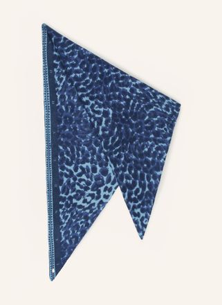 Friendly Hunting Friendly Hunting Dreieckstuch Cheetah Aus Cashmere blau