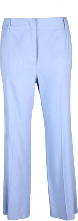 Marella Femme, Pantalons, Bleu, Taille: 38 FR Fresco Wide Pantalons