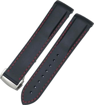 Generic Gummi -Uhrenbänder 19mm 20 mm 21 mm 22 mm für Planet Ozean wasserdichtes Sportuhrgurt