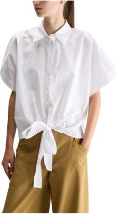 Bellerose Femme, Blouses et Chemises, Blanc, Taille: 38 FR Chemise Coral