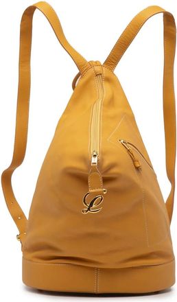 Loewe Rucks&auml;cke - Leather Anton Backpack - Gr. unisize - in Gelb - f&uuml;r Damen