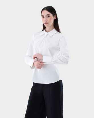 van Laack Taillierte Schlupfbluse mit Detail