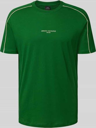 A|X Armani Exchange T-Shirt mit Label-Print