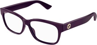 Gucci Rechteckige optische Fassung - - Accessories - unisex - Lila - 55 MM