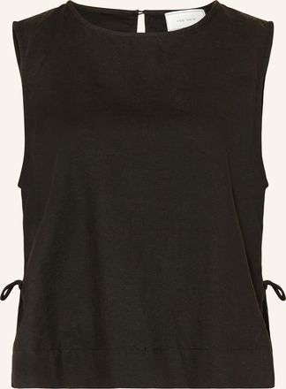 Neo Noir Neo Noir Top Svetlana Mit Leinen schwarz