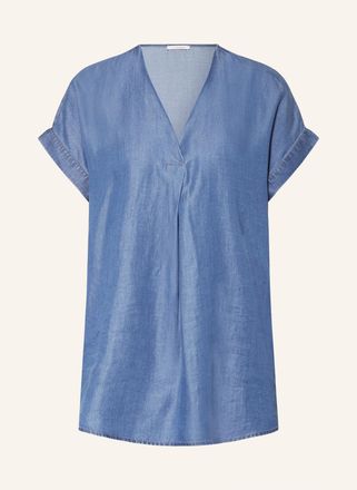 Lilienfels Lilienfels Blusenshirt In Jeansoptik blau