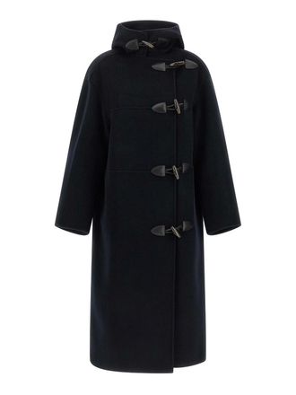 R&oacute;he Manteau Au Genou - Bleu