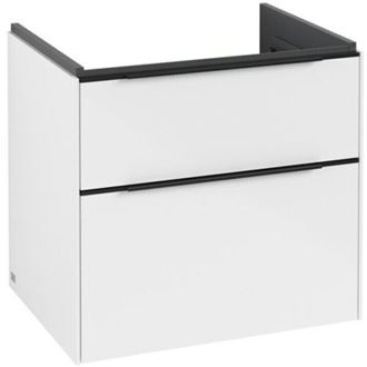 Villeroy & Boch Villeroy&boch - Subway 3.0, Waschbeckenunterschrank, 2 Ausz&uuml;ge