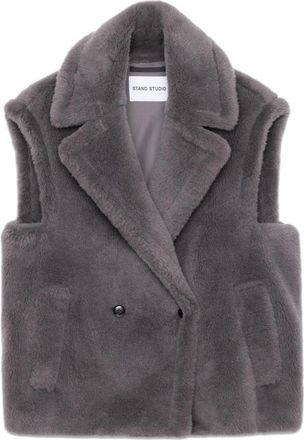 Stand Studio Carly Weste - - Jackets - Damen - Grau - S
