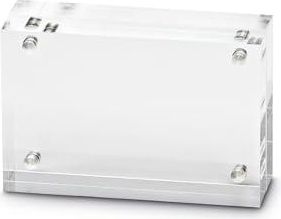 Maul Maul Bilderrahmen B10 (7,5x5x2 cm) | Bilderrahmen für Foto aus hochwertigem Acryl | Doppelseitiger Rahmen für Quer- und Hochformat | Ideal für Bilder 