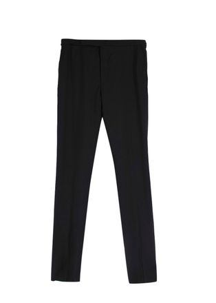 Ralph Lauren Black Tailored Wool Suit Trousers Size 40