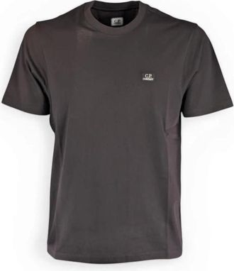 C.P. Company T-Shirt mit Logo-Patch - - Tops - Herren - Blau - 2XL