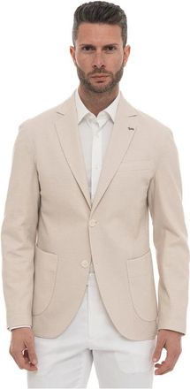 Harmont & Blaine Homme, Vestes, Beige, Taille: L Veste d&eacute;structur&eacute;e sans doublure