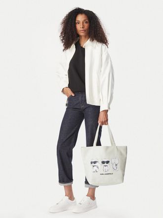 Karl Lagerfeld Handtasche KARL LAGERFELD B4W50030 Creme