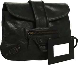 Balenciaga Pre-owned Cuir sacs-balenciaga - Femme - Pre-owned - Noir - Taille: ONE Size