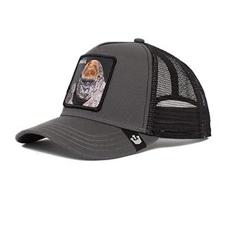 Goorin Brothers The Boss Gorilla Grau A-Frame Adjustable Trucker Cap - One-Size