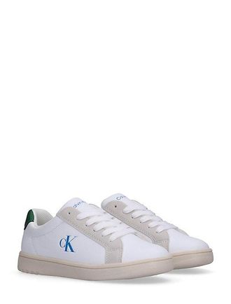 Calvin Klein Kinder-sneaker Mit Charakteristischem Logo - White/grey/green - Gender-inclusive Kinder - 38