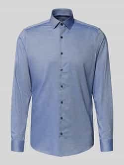Olymp Level 5 Slim Fit Business-Hemd mit Knopfleiste