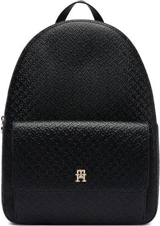 Tommy Hilfiger Rucksack Th Icon Backpack Mono AW0AW19284 Schwarz