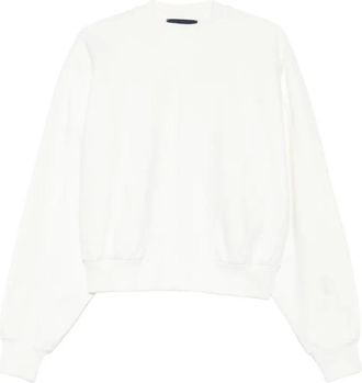 Sportmax Femme, Sweatshirts et sweats &agrave; capuche, Blanc, Taille: 42 FR Spdeditore 085 SweaT-shirt
