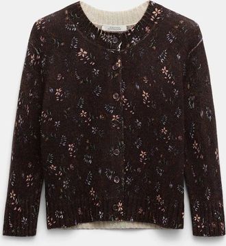 Dorothee Schumacher Cardigan mit Rundhalsausschnitt und Flower-Print