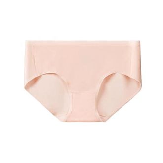 Generic Culotte en coton pour femme - Taille haute - Respirante - Confortable - Pour femme - Sans spectacle - Sous-vêtements doux - Stretch - Sexy, Rose clair