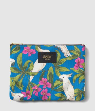 Wouf Pochette Gaia Bleu