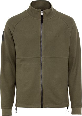 Camel Active Herren Sweatjacke aus Reiner Baumwolle Oliv menswear-6XL