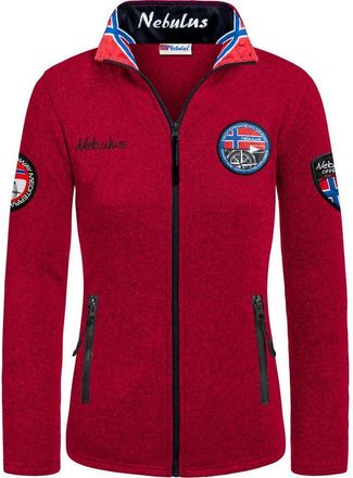 Nebulus Fleecejacke FLENN, P4640 - Damen, rot, M/38