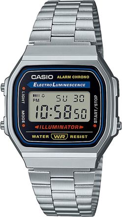 Casio Uhr Casio Vintage A168WA-1YES Silberfarben