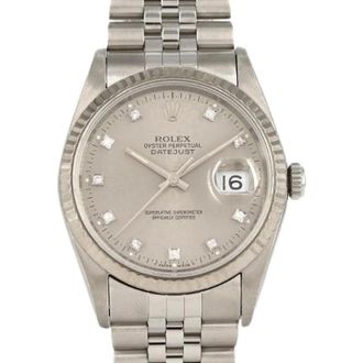Rolex Pre-owned Datejust Edelstahl Wei&szlig;gold Uhr - - Pre-owned - Herren - Grau - ONE SIZE