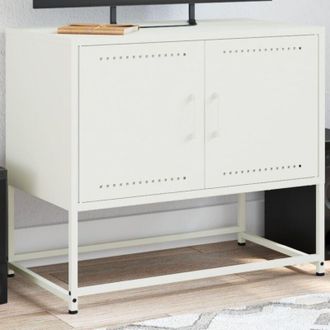 vidaXL Vidaxl - TV-Schrank Wei&szlig; 68,5x39x60,5 cm Stahl