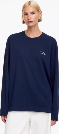 Arket CAF&Eacute; Langarmshirt -Blau