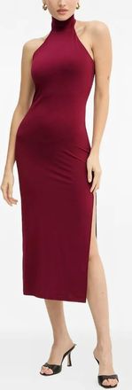 Silvian Heach robe fendue à dos nu - Rouge