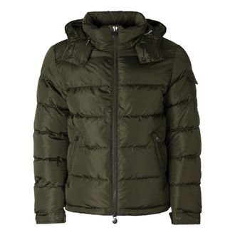 Moncler Homme, Vestes, Vert, Taille: 2XL Veste matelass&eacute;e &agrave; capuche avec logo