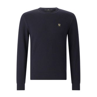 Belstaff Rundhals-Strickware - - Knitwear - Herren - Blau - XL