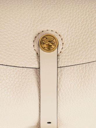 Etro Sculptural Calfskin Shoulder Bag - Beige