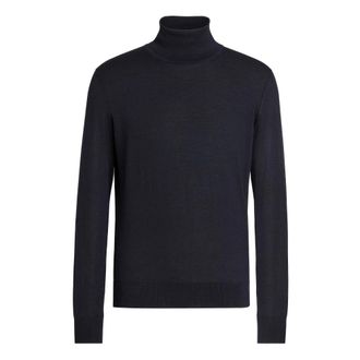 Ermenegildo Zegna Cashseta Rollkragenpullover - - Knitwear - Herren - Blau - 5XL