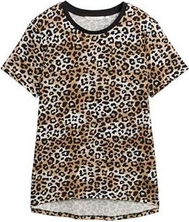 Tom Tailor Denim TOM TAILOR 1048332 T-Shirt, 38384-Leo Print, M Femmes