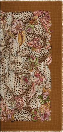 Ferragamo Ferragamo Cashmere-Tuch braun