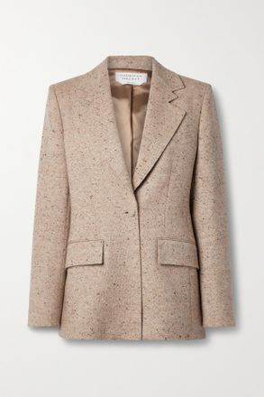 Gabriela Hearst Delmas Blazer Aus Einer Woll-kaschmirmischung - Neutral