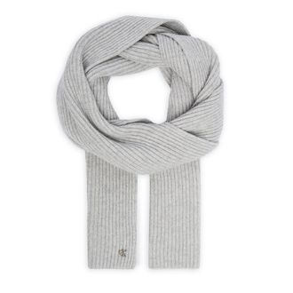 Calvin Klein Schal Calvin Klein Ck Metal Wool Rib Scarf LV04D8056G Grau