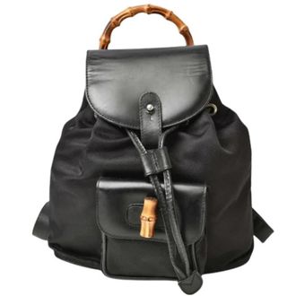 Gucci Pre-owned Vintage Rucksack - - Pre-owned - Damen - Schwarzk - ONE SIZE