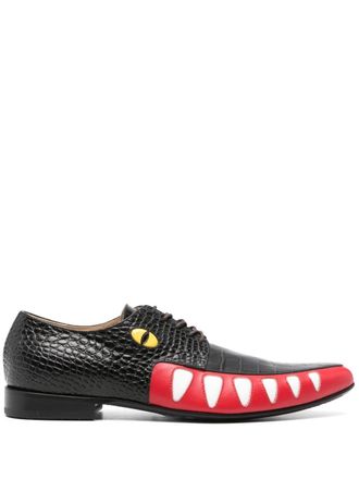 Walter Van Beirendonck Crocodile Schuhe - Schwarz