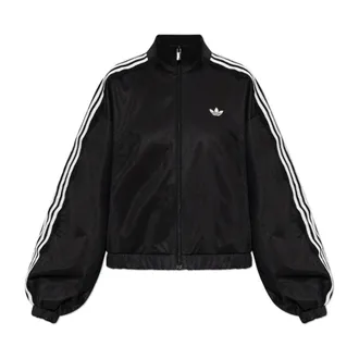 adidas Femme, Sweatshirts et sweats &agrave; capuche, Noir, Taille: 34 FR Veste darchive oversize en dentelle
