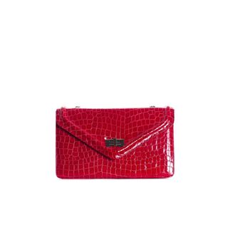 L'Intervalle Damen Amandine Stofftasche, Red Croco