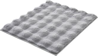 Kleine Wolke Badteppich Cloud in Silbergrau mit 50x60 cm